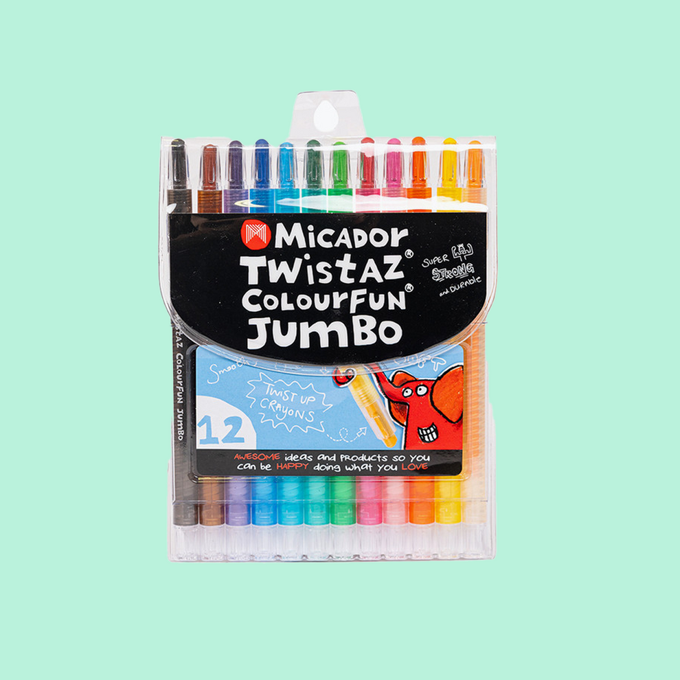 Micador Twistaz Colourfun Jumbo - Twistable Crayons – Love Spartan ...